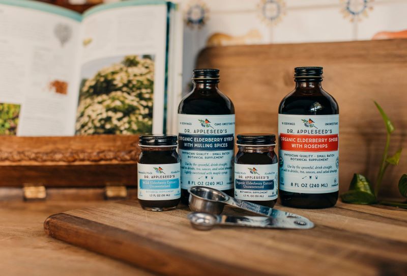 Dr. Appleseed's Went Organic! Elderberry Syrup, Shrub, and Extract ...